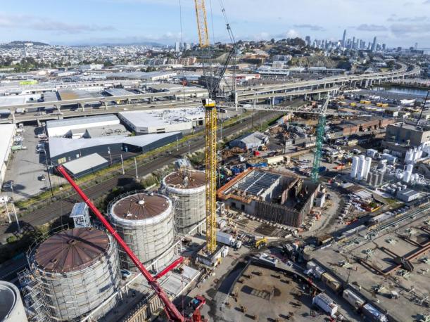Construction at the Southeast Treatment Plant
